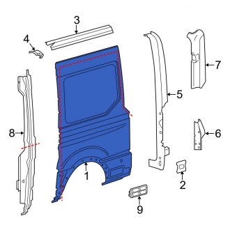 Ford Transit OEM Quarter Panels & Parts - Rear & Front | CARiD