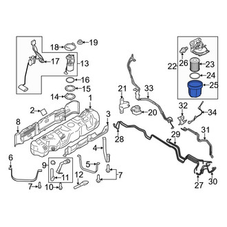 Ford Transit Fuel Filters & Components - In-Line, Diesel | CARiD