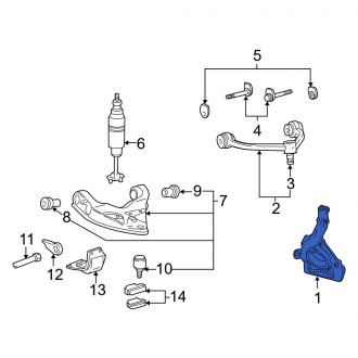 Ford Ranger Steering Knuckles, Spindles & Components — CARiD.com