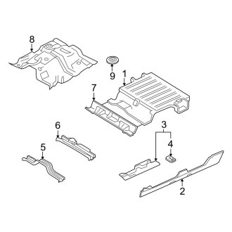 2010 Ford Sport Trac Rocker Panels & Floors — CARiD.com