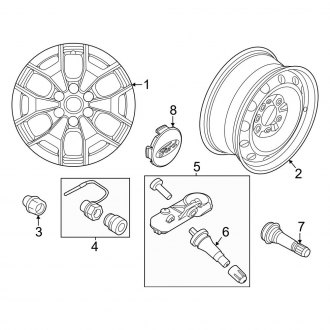 2023 Ford F-150 Lightning Replacement Factory Wheels & Rims - CARiD.com