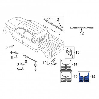 Ford F-150 Lightning OEM Fenders | Factory Front & Rear Fenders — CARiD.com