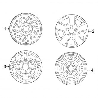 2001 Ford Explorer OEM Wheels | Original Steel & Alloy Wheels — CARiD.com