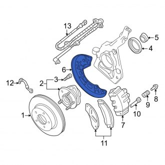 Ford Ranger Brake Dust Shields & Backing Plates — CARiD.com