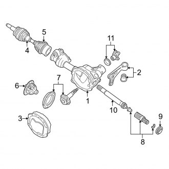 2003 Ford Explorer OEM Driveline & Axle Parts | Hubs — CARiD.com