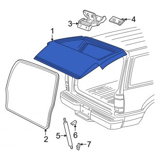 Ford Explorer Replacement Trunk Lids — CARiD.com