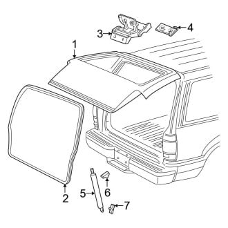 2003 Ford Explorer Trunk & Tailgate Hardware — CARID.com