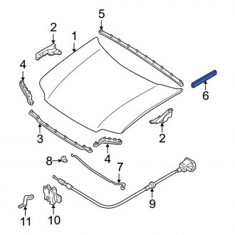 Ford Escape Cowl Panels & Parts | Vent Grills — CARiD.com
