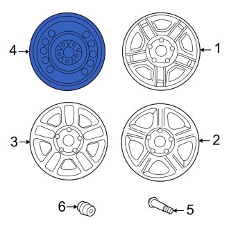 Ford Escape OEM Wheels | Original Steel & Alloy Wheels — CARiD.com