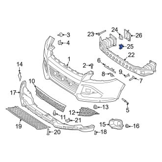 Ford Escape OEM Bumpers | Genuine Front & Rear Bumpers — CARiD.com