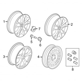 2017 Ford Escape OEM Wheels - Original Steel & Alloy Wheels | CARiD