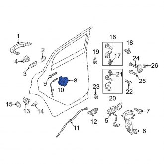 Ford Focus Door Locks + Components | CARiD