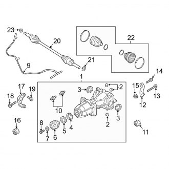 2014 Ford Escape OEM Driveline & Axle Parts - Hubs | CARiD