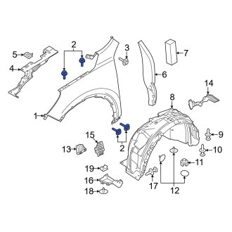 Ford Escape OEM Fenders | Factory Front & Rear Fenders — CARiD.com