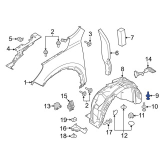 Ford Maverick OEM Fenders | Factory Front & Rear Fenders — CARiD.com