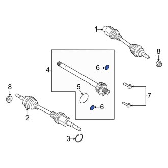 Ford Maverick Axle Shafts & Parts - Front, Rear | CARiD