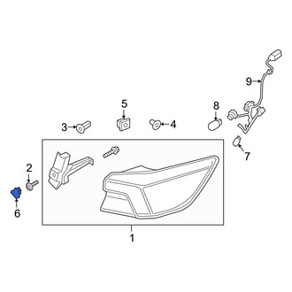 Ford Escape OEM Tail Lights - LED, Fiber Optic | CARiD