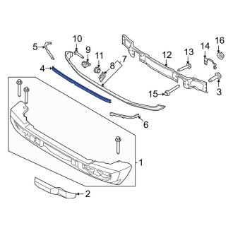 Ford Bronco OEM Bumpers | Genuine Front & Rear Bumpers — CARiD.com