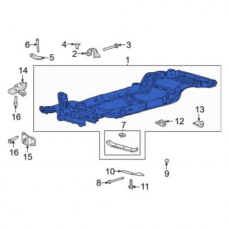 Ford Bronco Replacement Chassis Frames & Rails - CARiD.com
