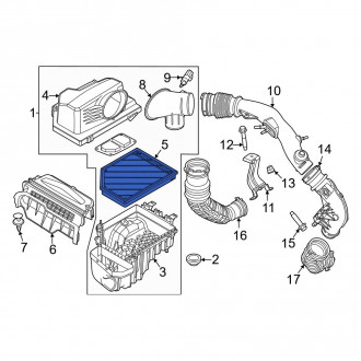 Ford Bronco OEM Air Intake Parts | Filters, Manifolds — CARiD.com