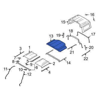 Ford Bronco OEM Roofs & Parts | Panels, Drip Rails — CARiD.com