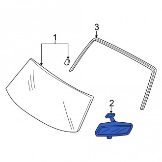 Ford Mustang OEM Window Parts | Visors, Regulators — CARiD.com