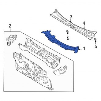 Ford Escape Cowl Panels & Parts | Vent Grills — CARiD.com