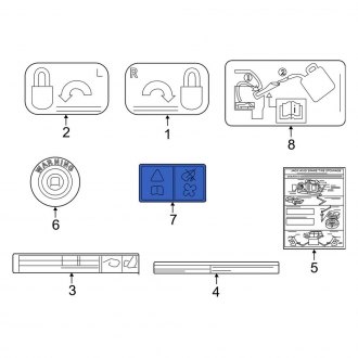 Ford Escape Technical Decals — CARiD.com