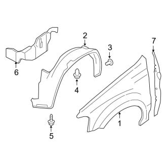 2010 Ford Escape OEM Fenders - Front, Rear, Inner | CARiD