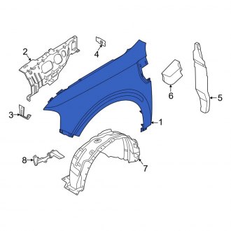 Ford Maverick OEM Fenders - Factory Front & Rear Fenders | CARiD