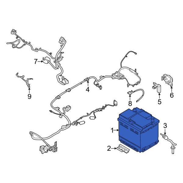Ford OE BXT99RT4A - Vehicle Battery