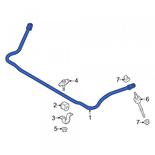 Ford OE HC3Z5482E - Front Suspension Stabilizer Bar
