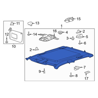 Ford F-250 Replacement Headliners — CARiD.com