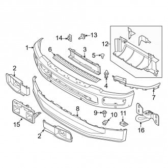 2025 Ford F-350 OEM Bumpers - Front & Rear | CARiD