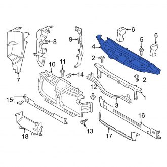 Ford F-250 Radiator Support Covers | CARiD