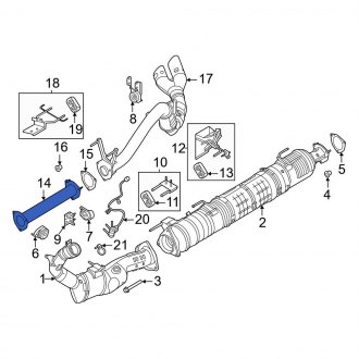 Ford F-250 OEM Exhaust Parts | Systems, Tips, Pipes — CARiD.com