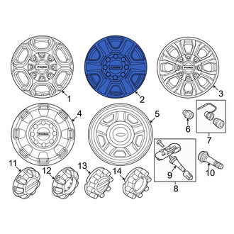 Ford F-250 OEM Wheels | Original Steel & Alloy Wheels — CARiD.com