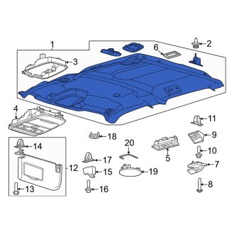 Ford F-250 Replacement Headliners — CARiD.com