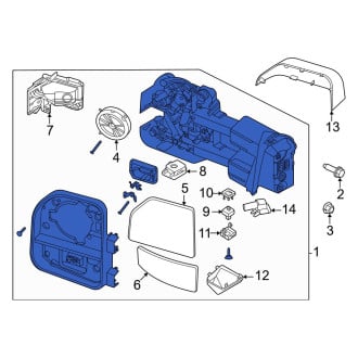 Ford F-250 OEM Mirrors - Towing, Side & Rear View | CARiD