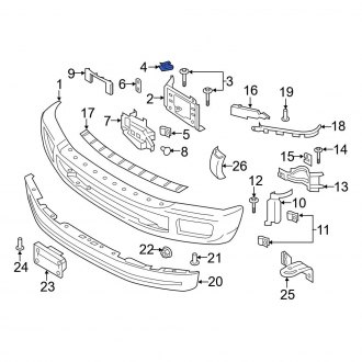 Ford F-250 Fender Support Braces & Hardware — CARiD.com