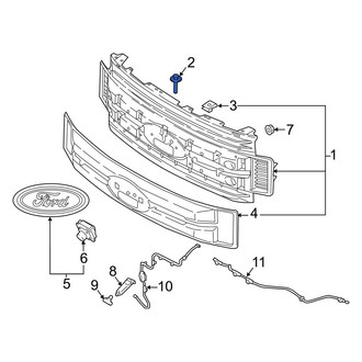 Ford F-250 Grille Brackets & Hardware — CARiD.com
