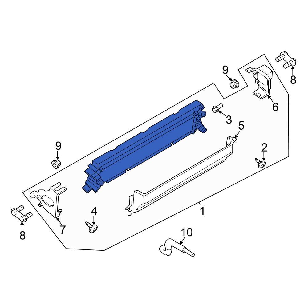 Ford OE LC3Z8005C - Radiator