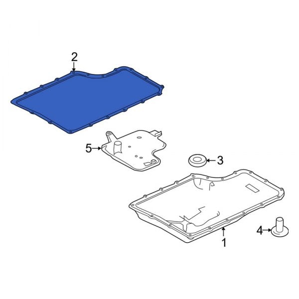 Ford OE PC3Z7F396A - Transmission Oil Pan Gasket