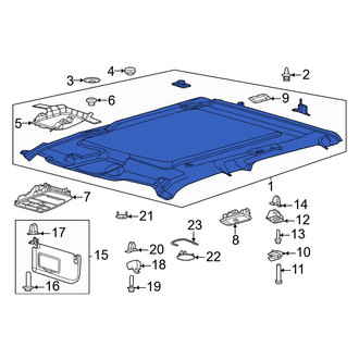 Ford F-250 Replacement Headliners — CARiD.com