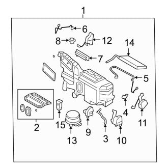 2008 Ford Edge OEM A/C & Heating Parts - Systems | CARiD