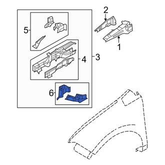 Ford Edge Replacement Chassis Frames & Rails - CARiD.com
