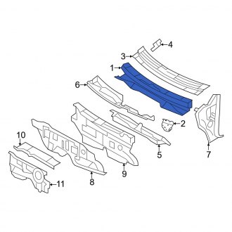 Ford Edge Cowl Panels & Parts | Vent Grills — CARiD.com