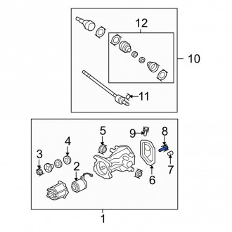 Ford Edge Differential Covers | Gaskets, Bolts, Plugs — CARiD.com