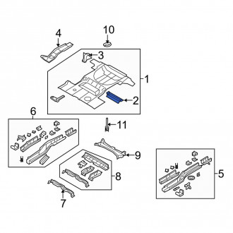 Ford Edge Rocker Panels, Floor Pans, Moldings — CARiD.com
