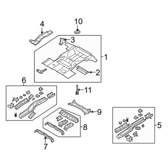 2007 Ford Edge OEM Rocker Panels & Floors — CARiD.com